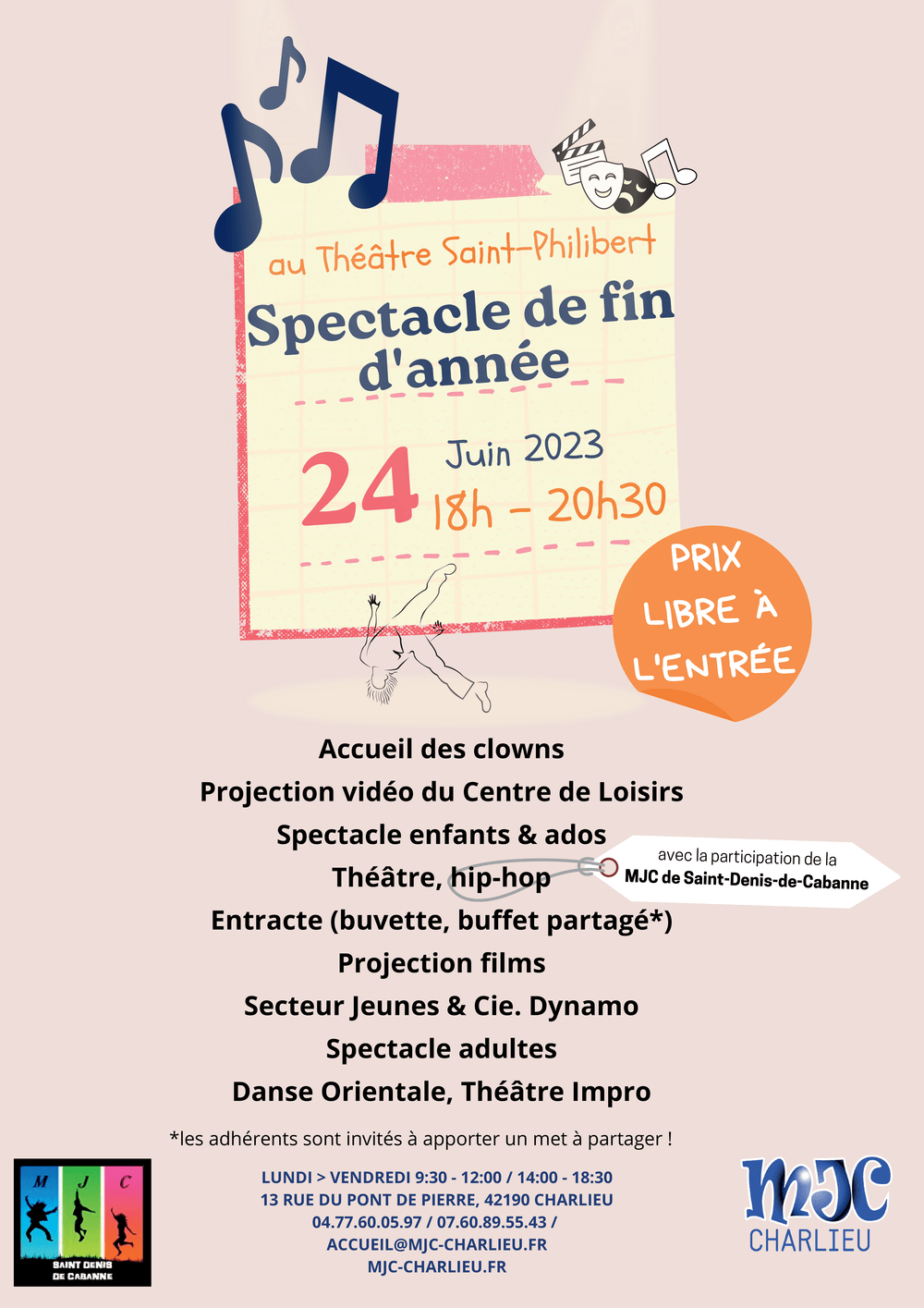 Spectacle de fin d’année – MJC de Charlieu